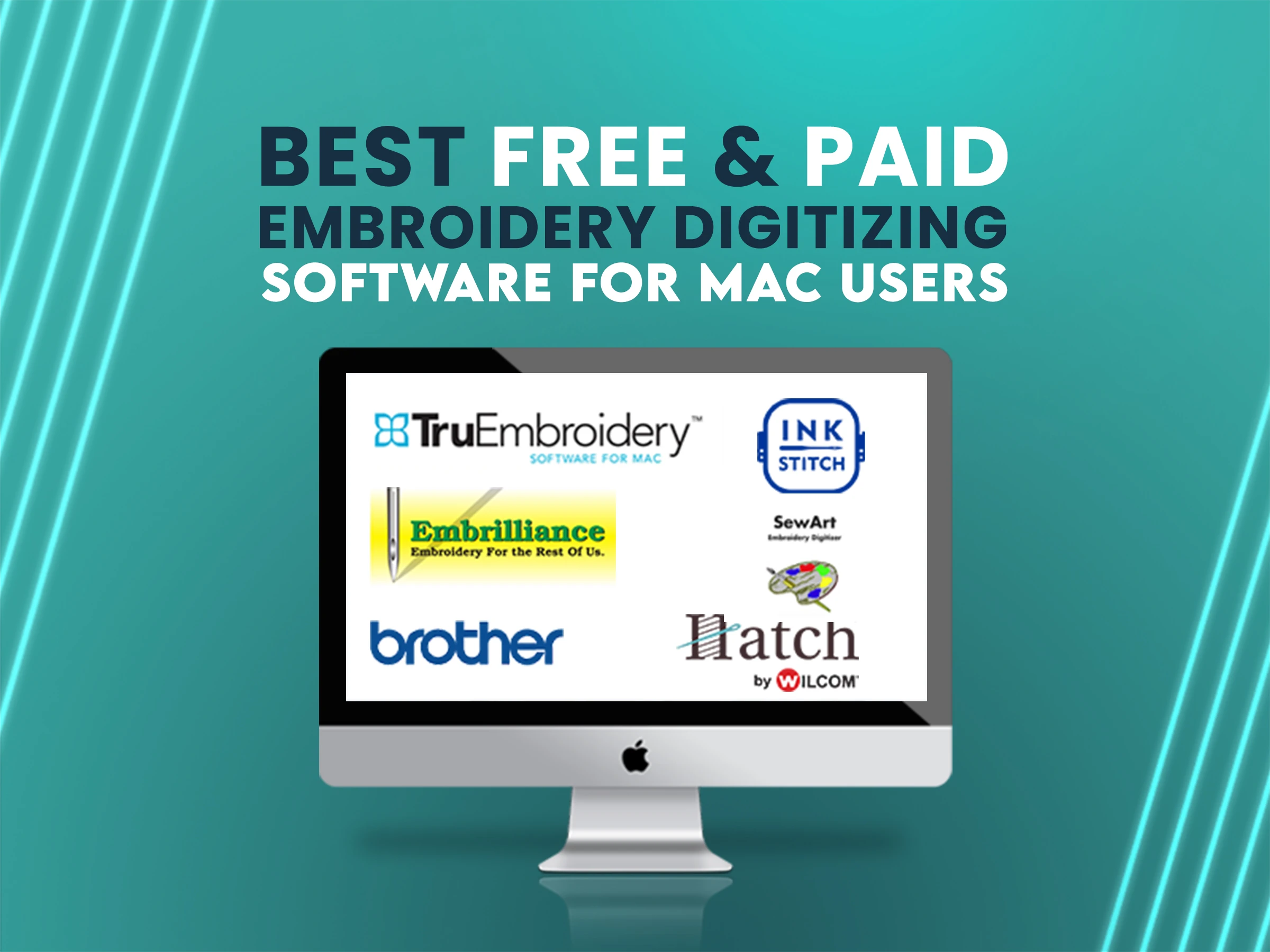 Best Free & Paid Embroidery Digitizing Software for Mac Users