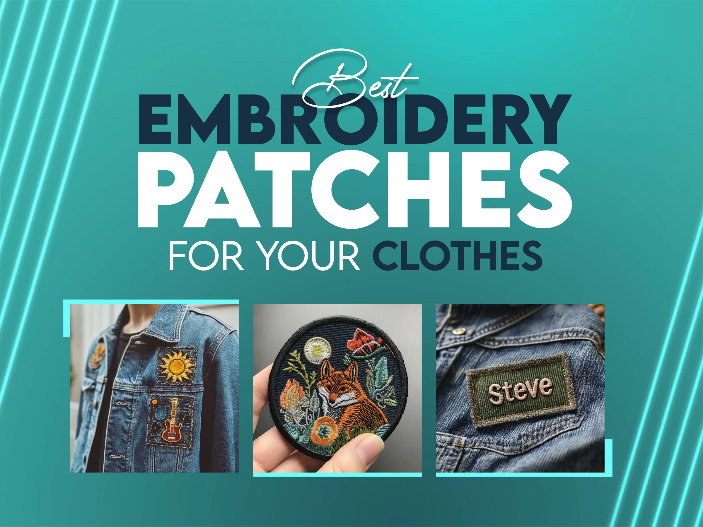 Best Embroidery Patches For Your Clothes 2025