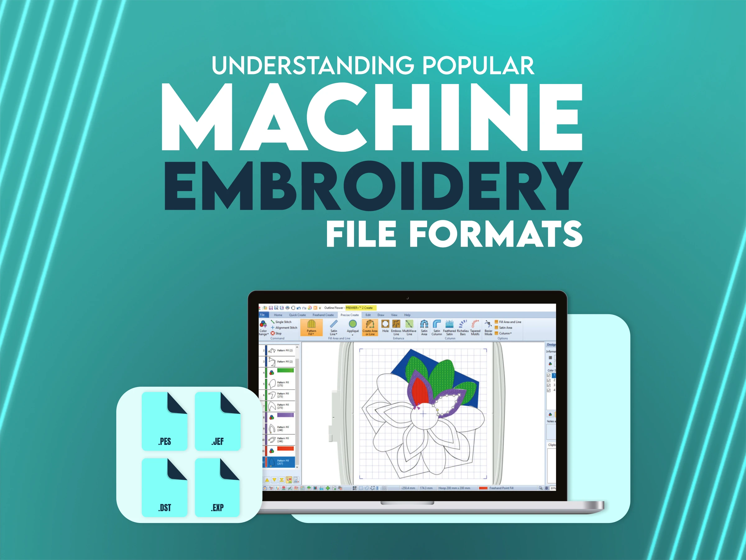 Machine Embroidery File Formats | Every Embroiderer Must Know